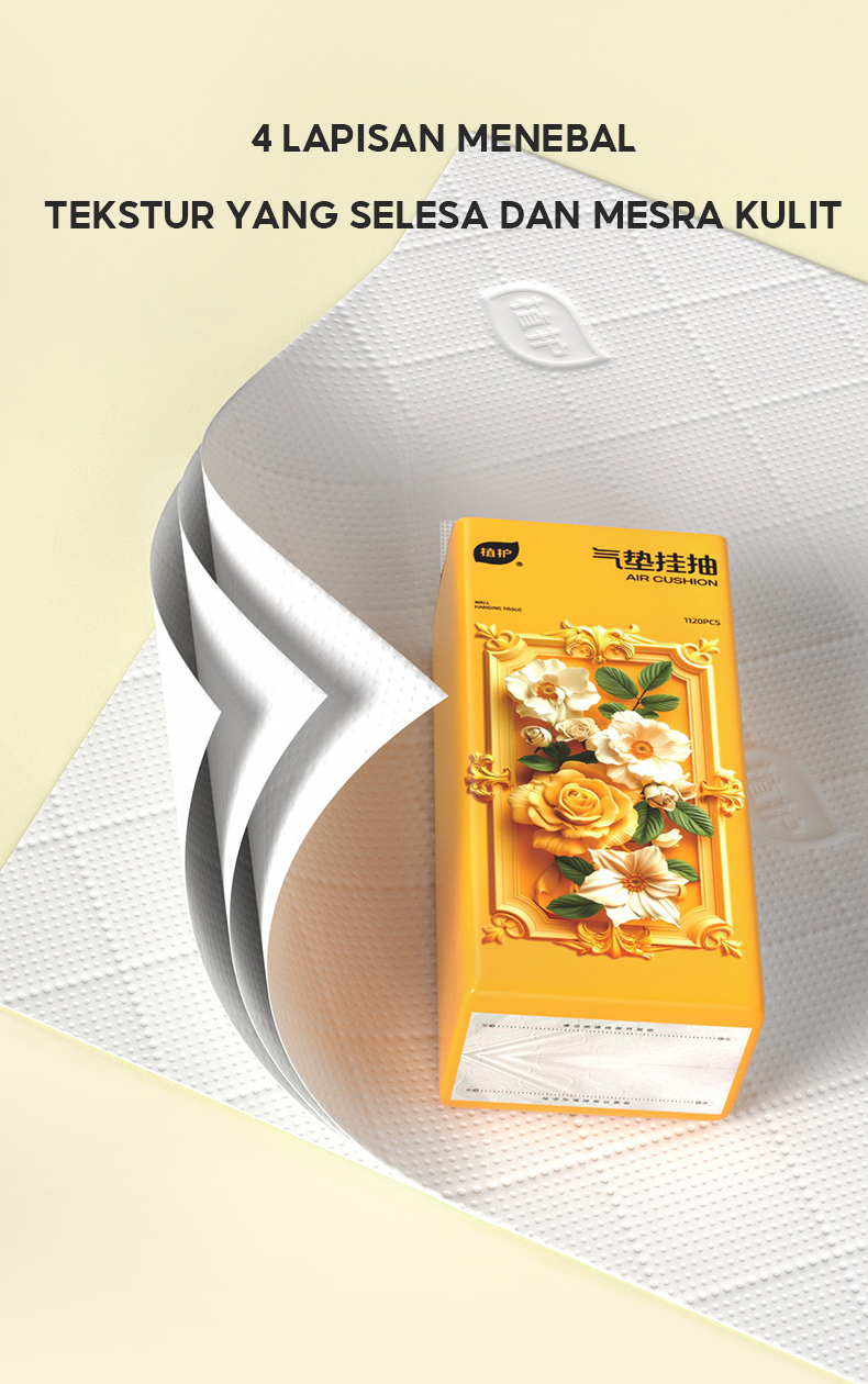 [8 Pcs]Botare Tisu Gantung Air Cushion Tissue paper Soft Facial Tissues ...