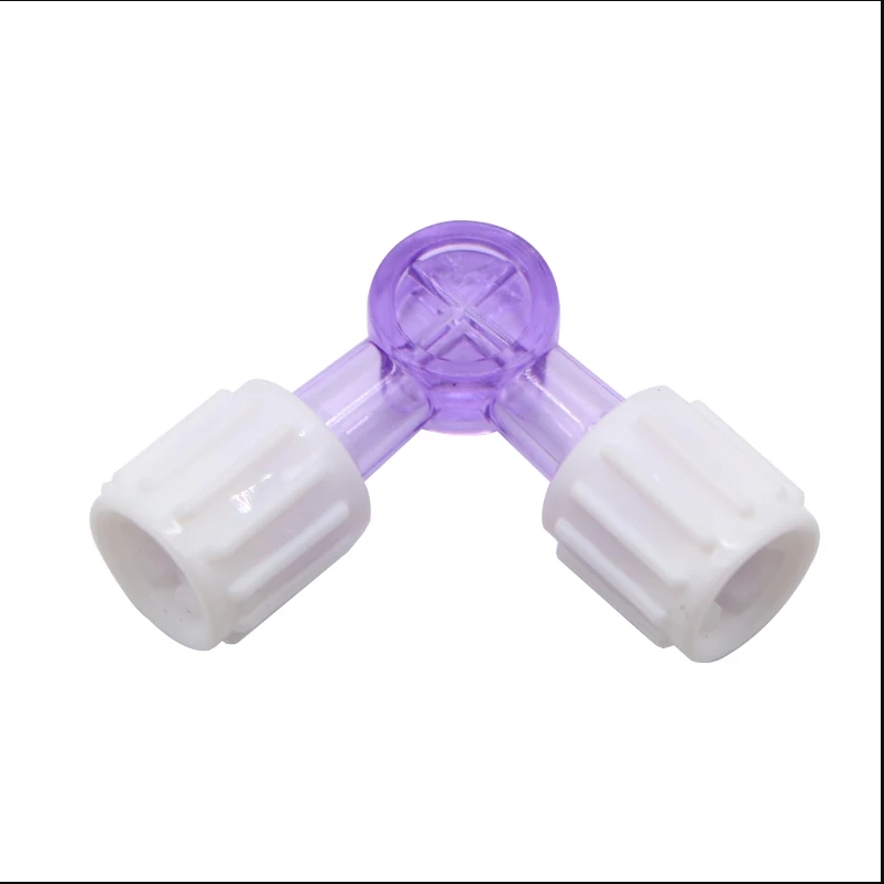 Two-way suction tube syringe flush adapter plug valve for Clinical ...