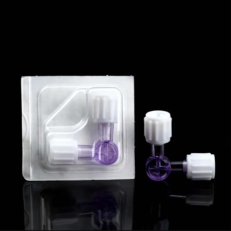 Two-way suction tube syringe flush adapter plug valve for Clinical ...