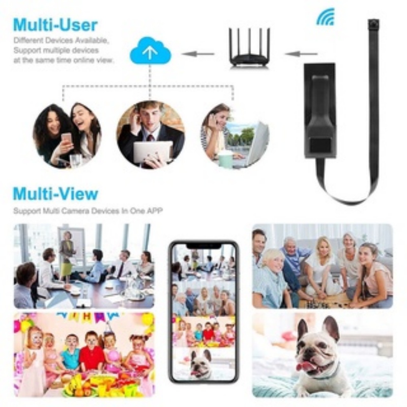 1080P HD Mini WiFi Camera Diy Module Nanny Video Recorder 4K Home ...