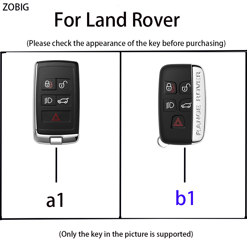 ZOBIG Color Key Fob Cover for Land Rover Car Key Case Shell with ...