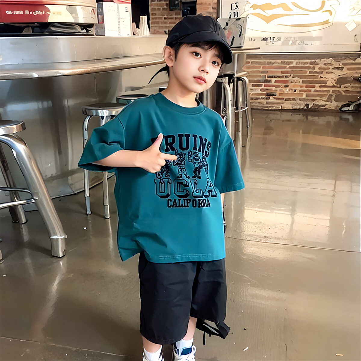 【Beryl kids】Children's clothing T-shirts boys half-sleeved children's ...