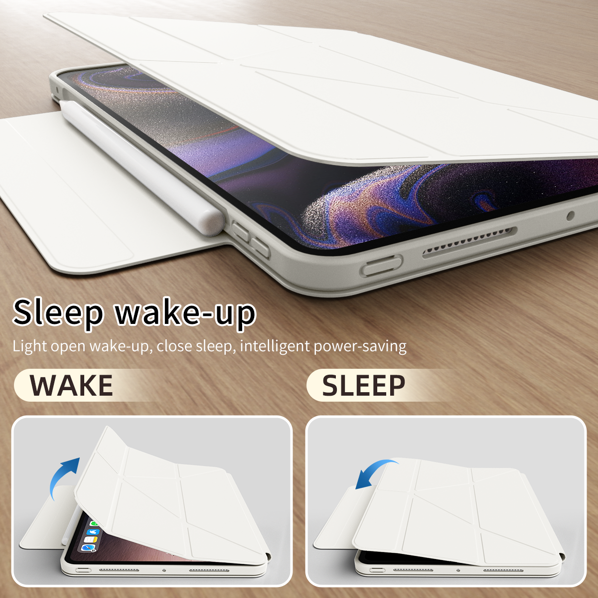 kenke ipad case Multifunctional magnetic shell detachable tablet case ...