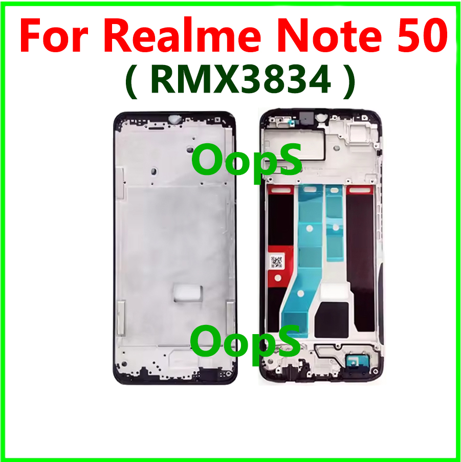 Back Battery Cover For Realme Note 50 RMX3834 LCD Front Housing Middle ...
