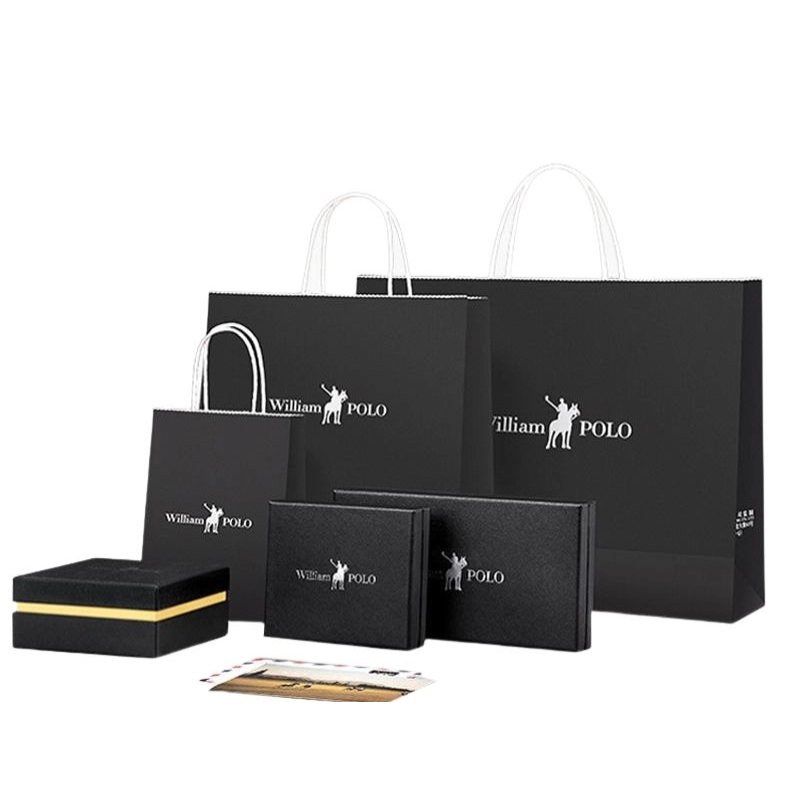 William POLO wallet for man leather short wallet business casual dompet ...