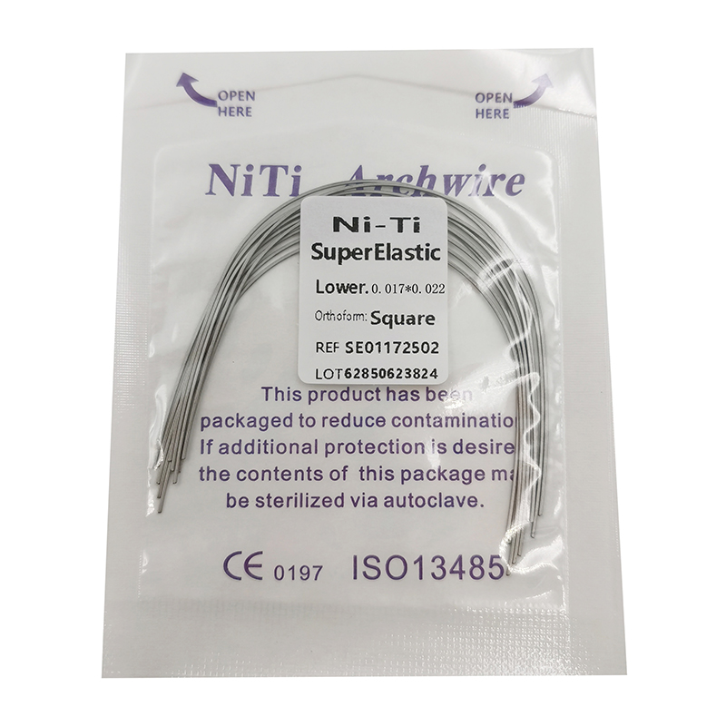 10Packs Reverse Curve Round/Rectangular Orthodontic Brace Bracket Wire ...