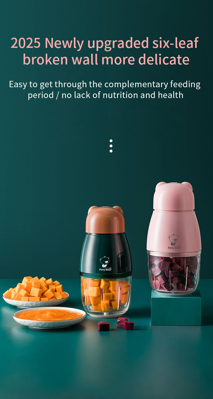 【Ready Stock】8 Gifts Baby Mini blender Electric Baby Food Grinder ...