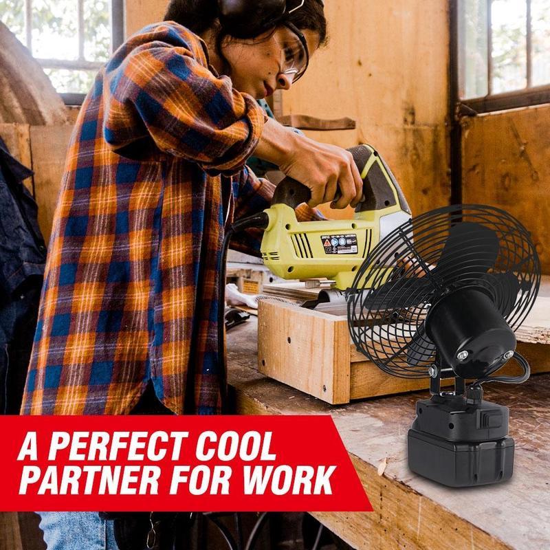 【24 Hour Delivery】SOARFLY 8 inch Lithium Battery Mini Electric Fan ...