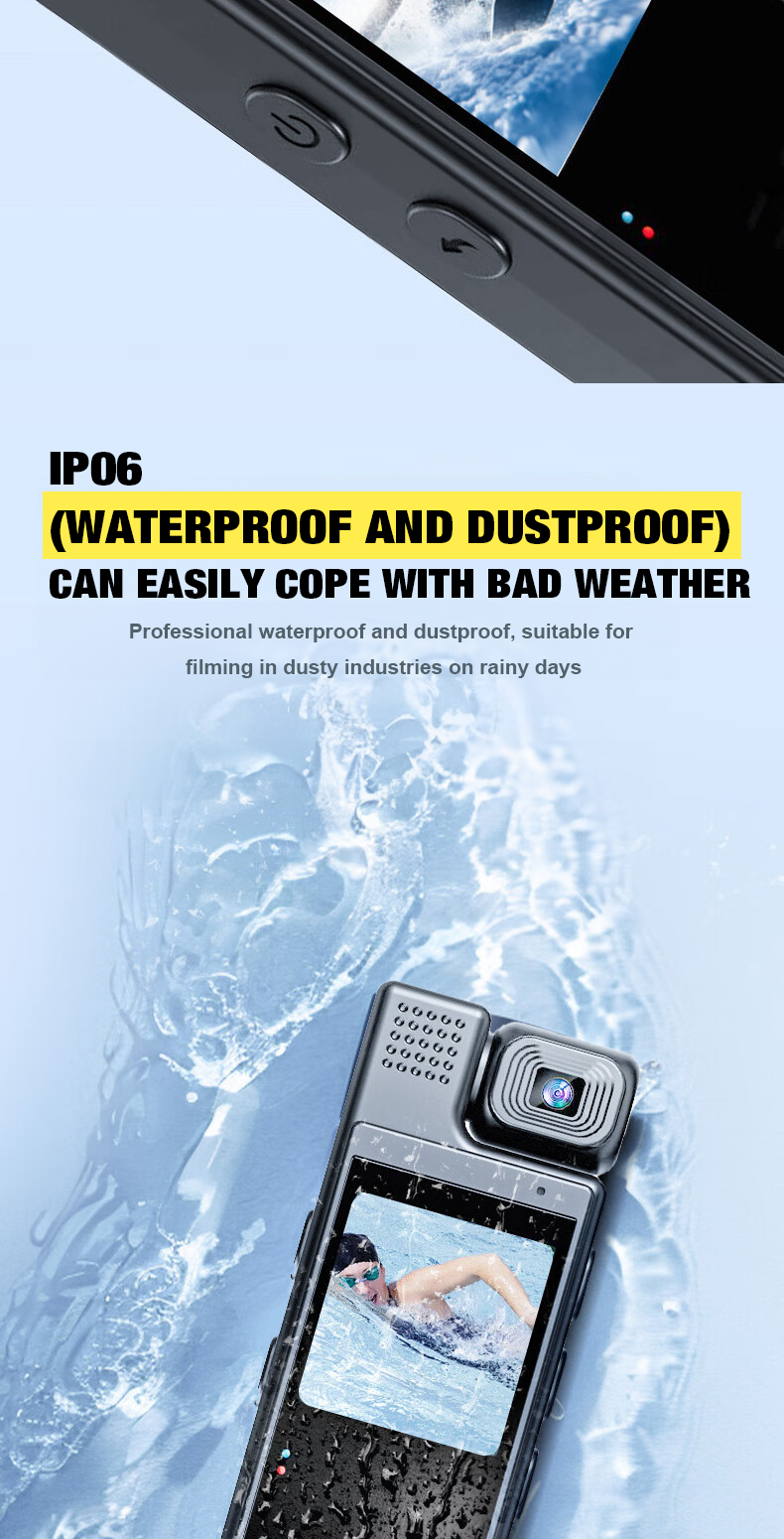 ⚡️4800W PIX⚡️SOARFLY Mini Action Camera portable mini outdoor camera ...