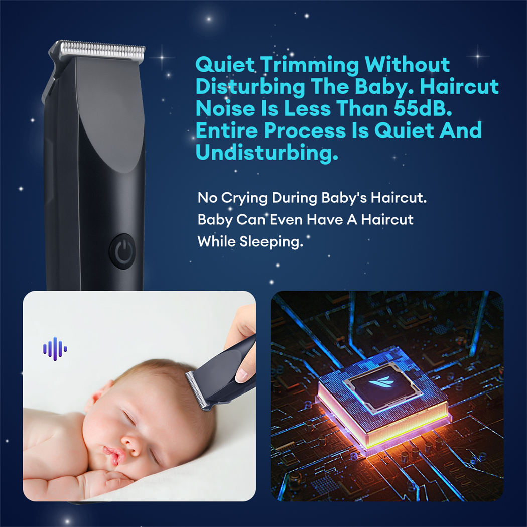 Ckeyin Men Rechargeable Professional Hair Clipper and Beard Trimmer ...