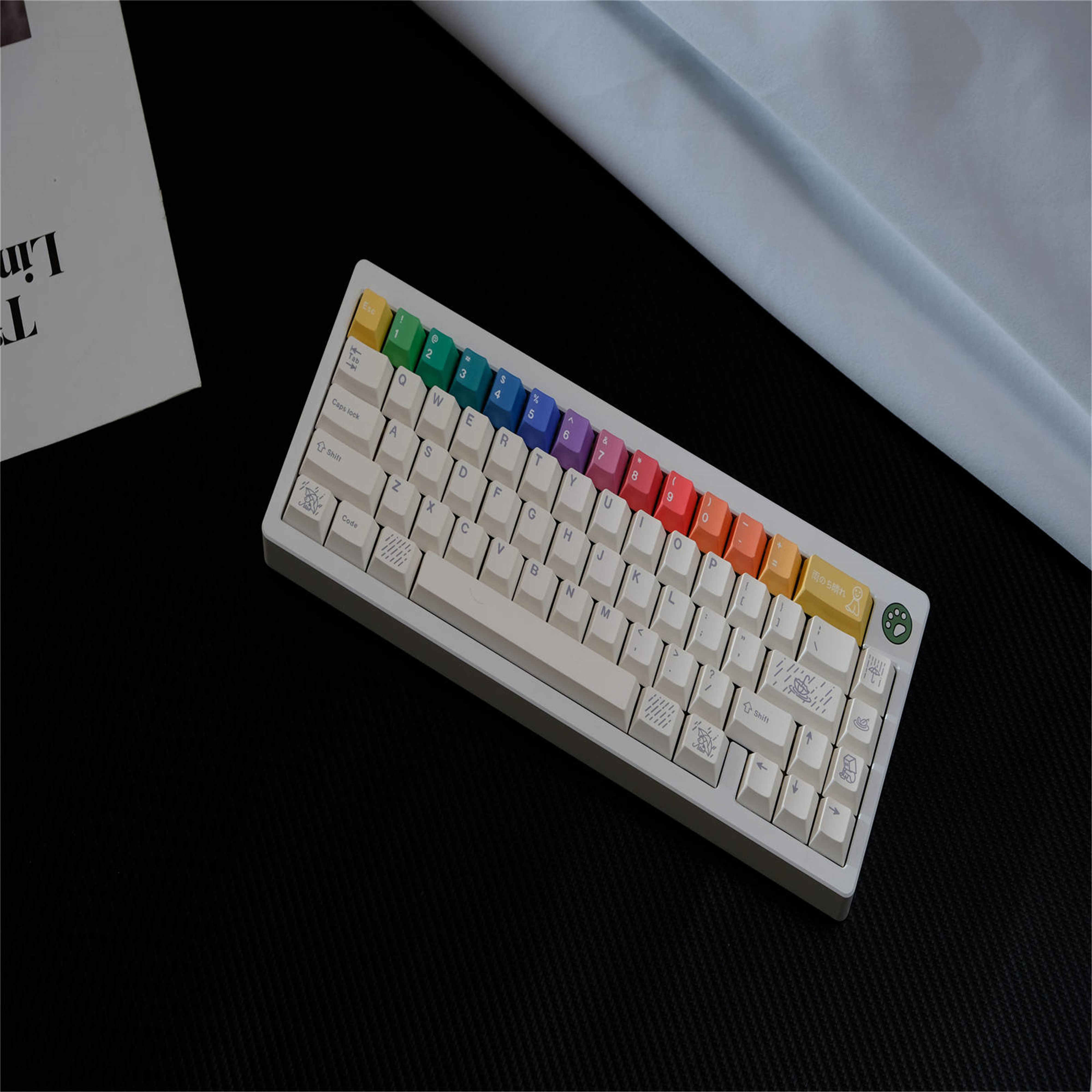 GMK After Rain Keycaps 147 Keys PBT Material Cherry Profile Keycaps DYE ...
