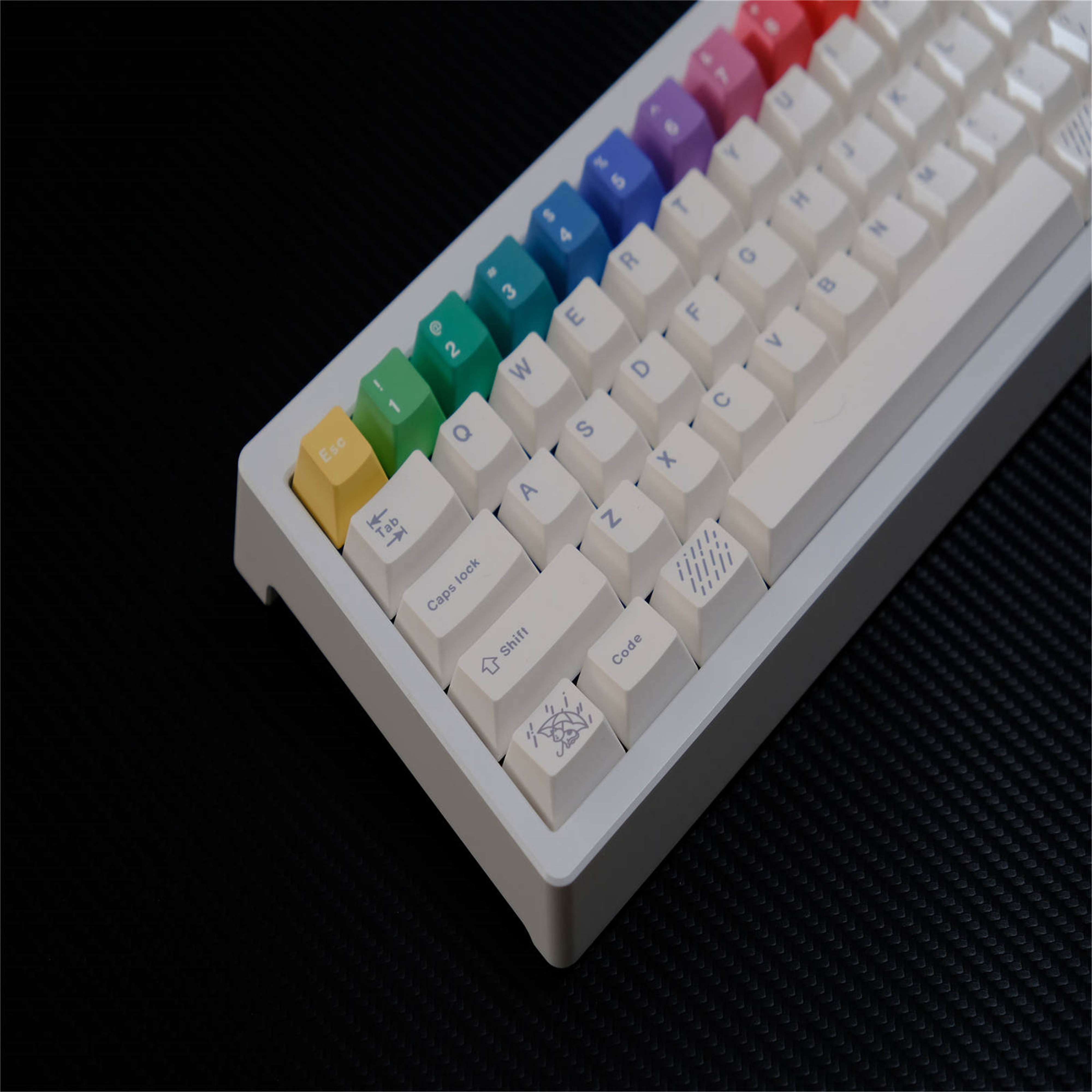 GMK After Rain Keycaps 147 Keys PBT Material Cherry Profile Keycaps DYE ...