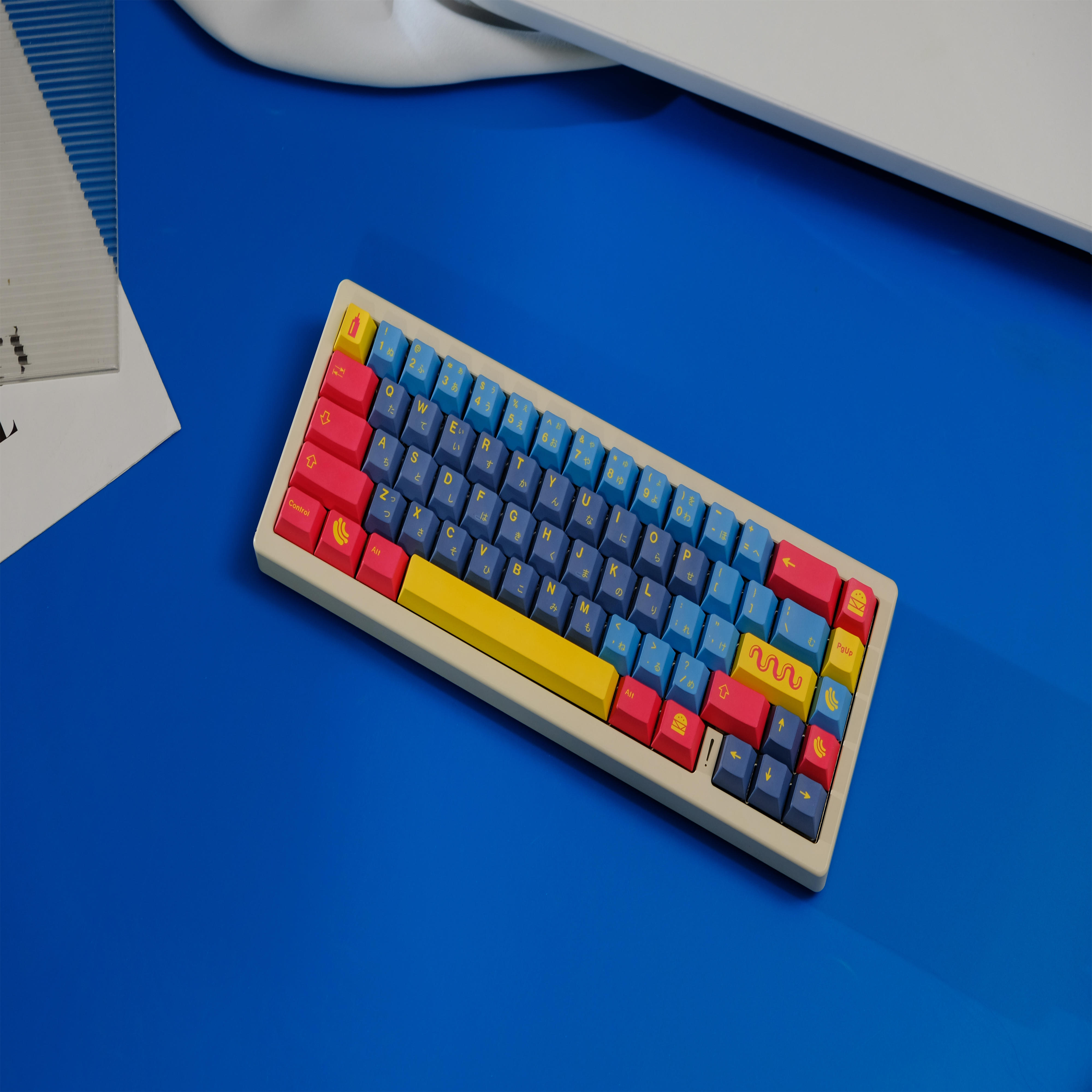 GMK Diners Keycaps 129 Keys PBT Material Cherry Profile GMK Keycaps DYE ...