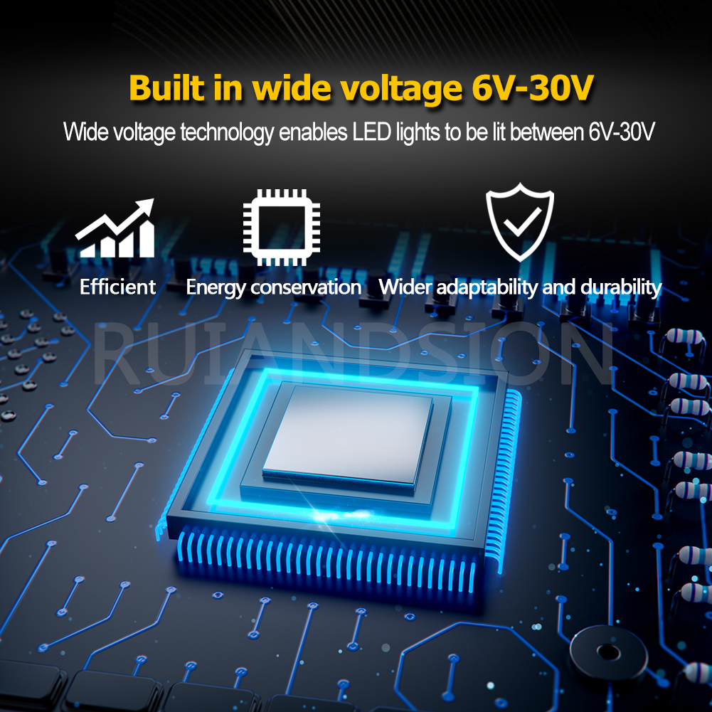 Ruiandsion P13.5S LED Flashlight Bulb AC 3-18V White Warm White ...