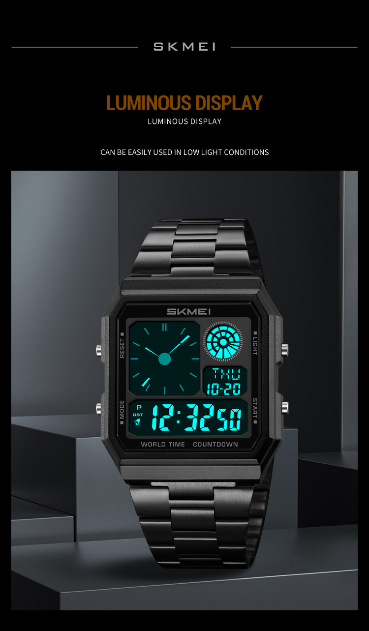 SKMEI Fashion Electronic Digital Dial Sports Style Multi functional ...