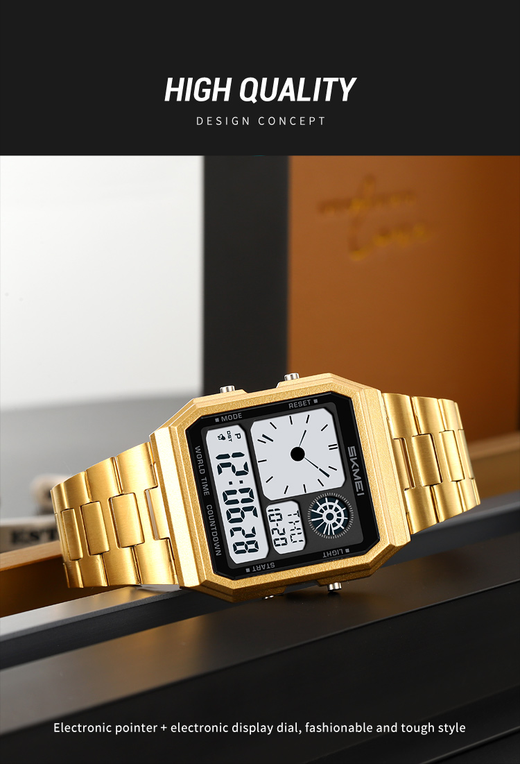SKMEI Fashion Electronic Digital Dial Sports Style Multi functional ...