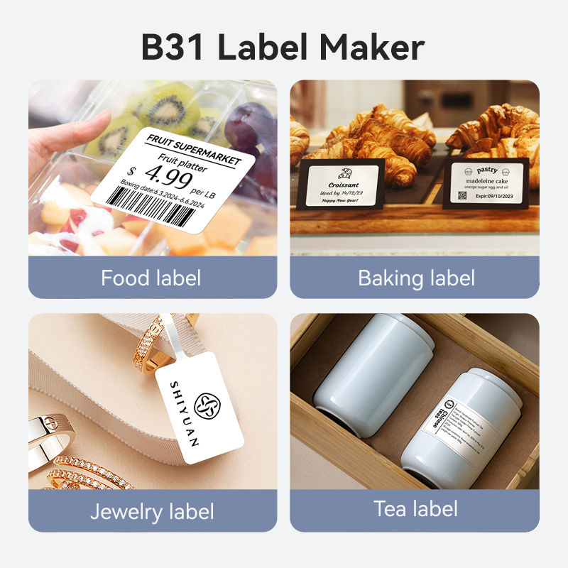 Niimbot B3S/B31 Label Printer inkless portable printer , print width from 20mm to 75mm | Shopee ...