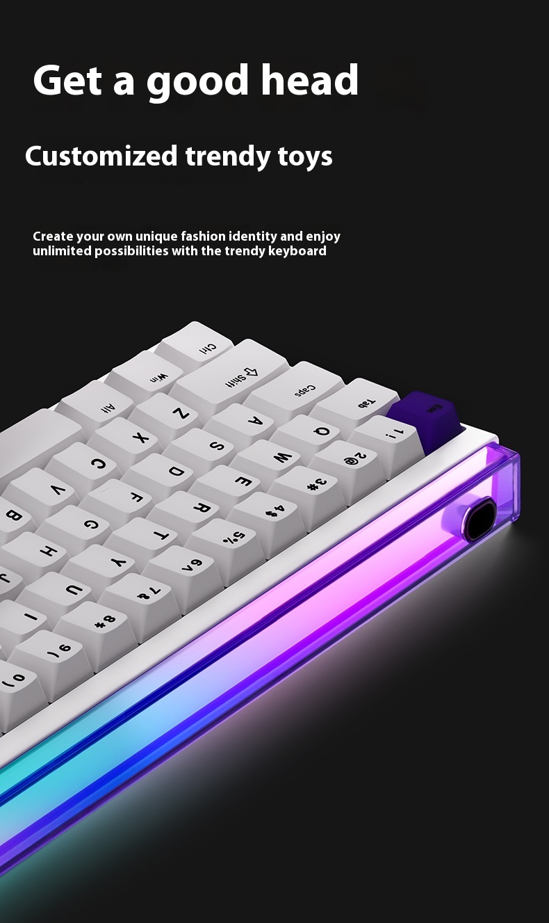 MADCATZ Nano68 Wired Magnetic Mechanical keyboard 65% Hot swappable RGB ...