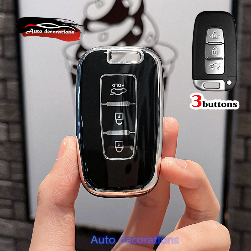 Hyundai Elantra 2012 key covers For Hyundai Tucson Santa Fe 2011 ix35 key case bear keychain ...