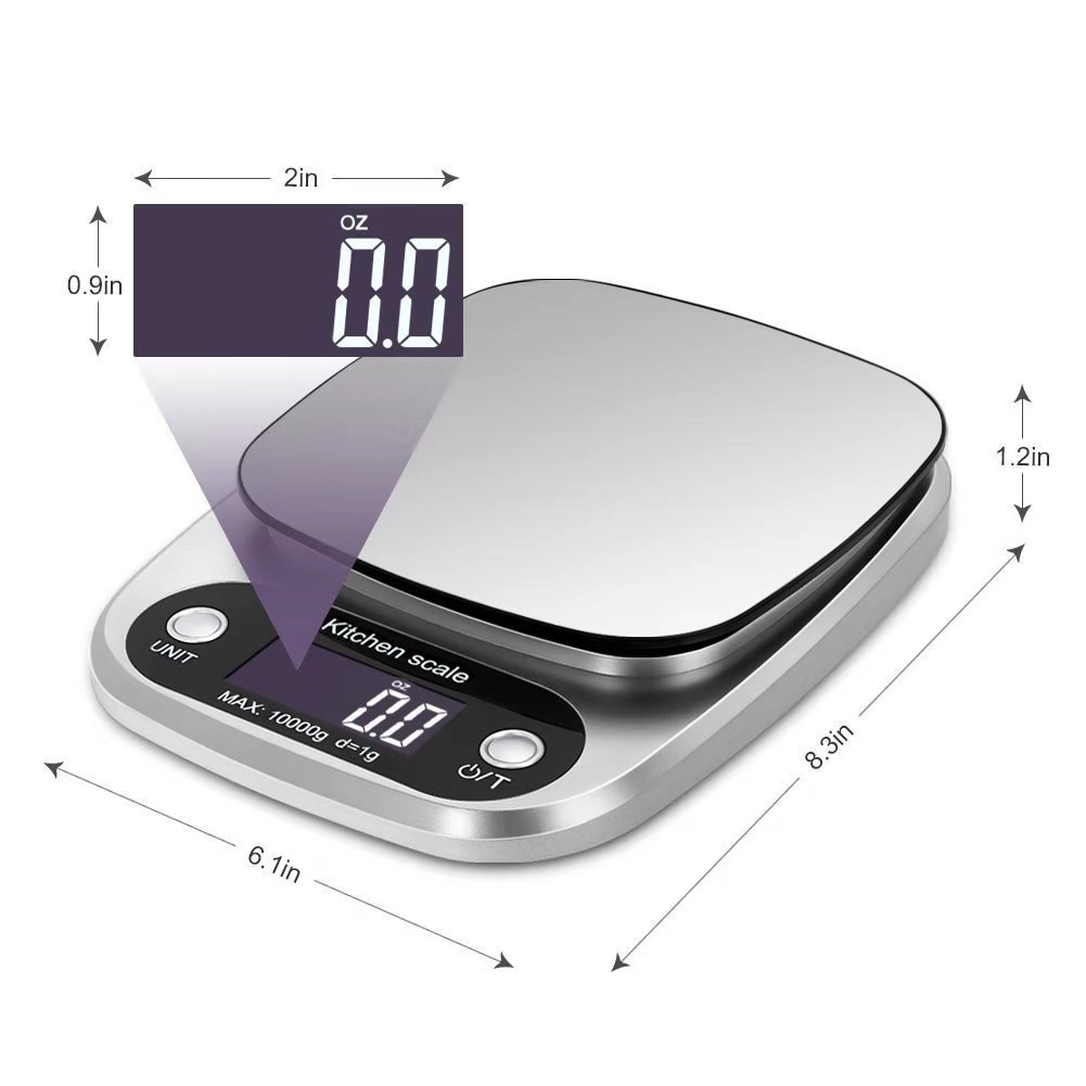 CH305 stainless steel scale, food scale, household kitchen baking scale ...