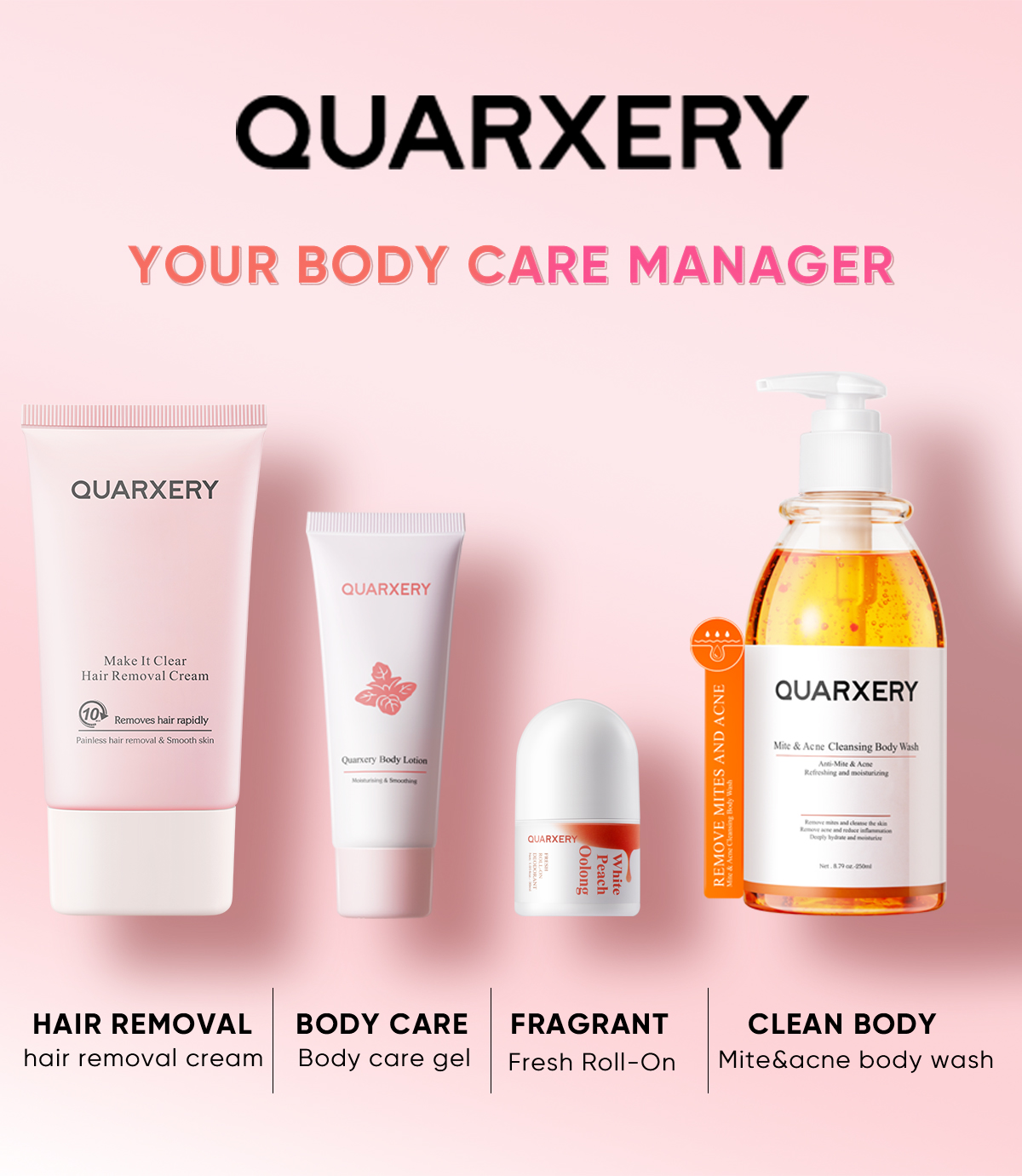 QUARXERY Hair Removal Cream Private Parts Hair Removal Legs Armpits ...