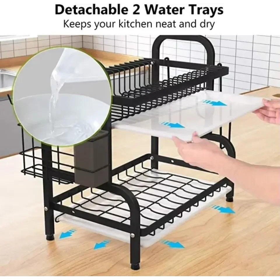 Tableware drying rack 20.8-inch utensil rack kitchen organizer and ...