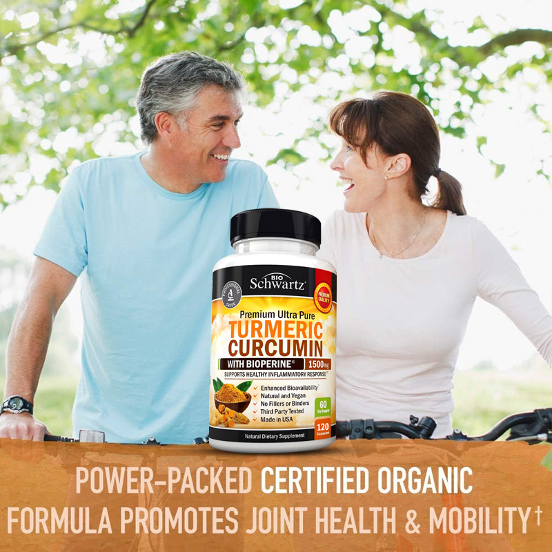 Turmeric Curcumin Capsules Joint Health Relieves Sprains, Cervical ...