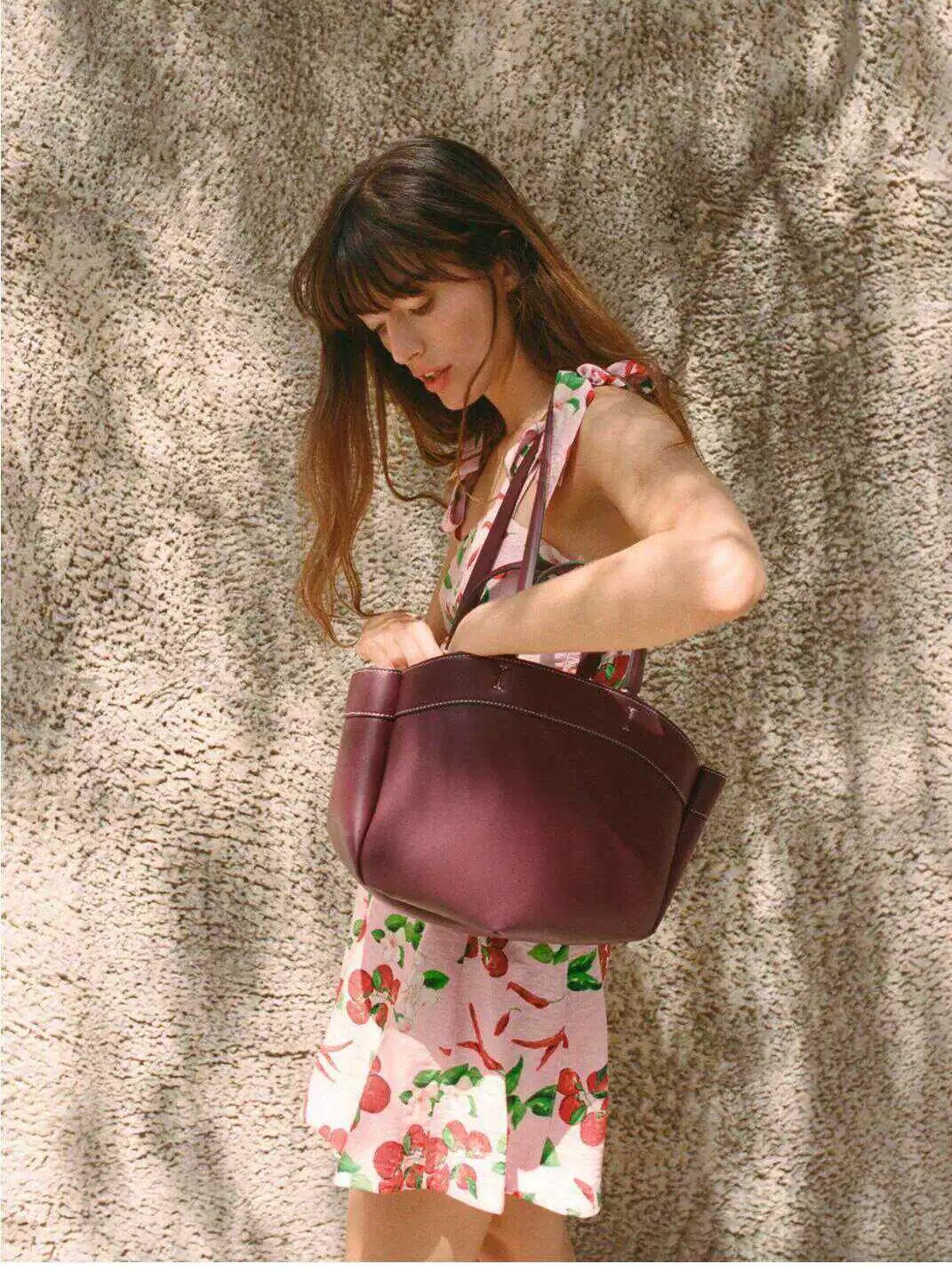 Zara2024 Autumn New Product One-Shoulder Portable Tote Bag Fashion ...