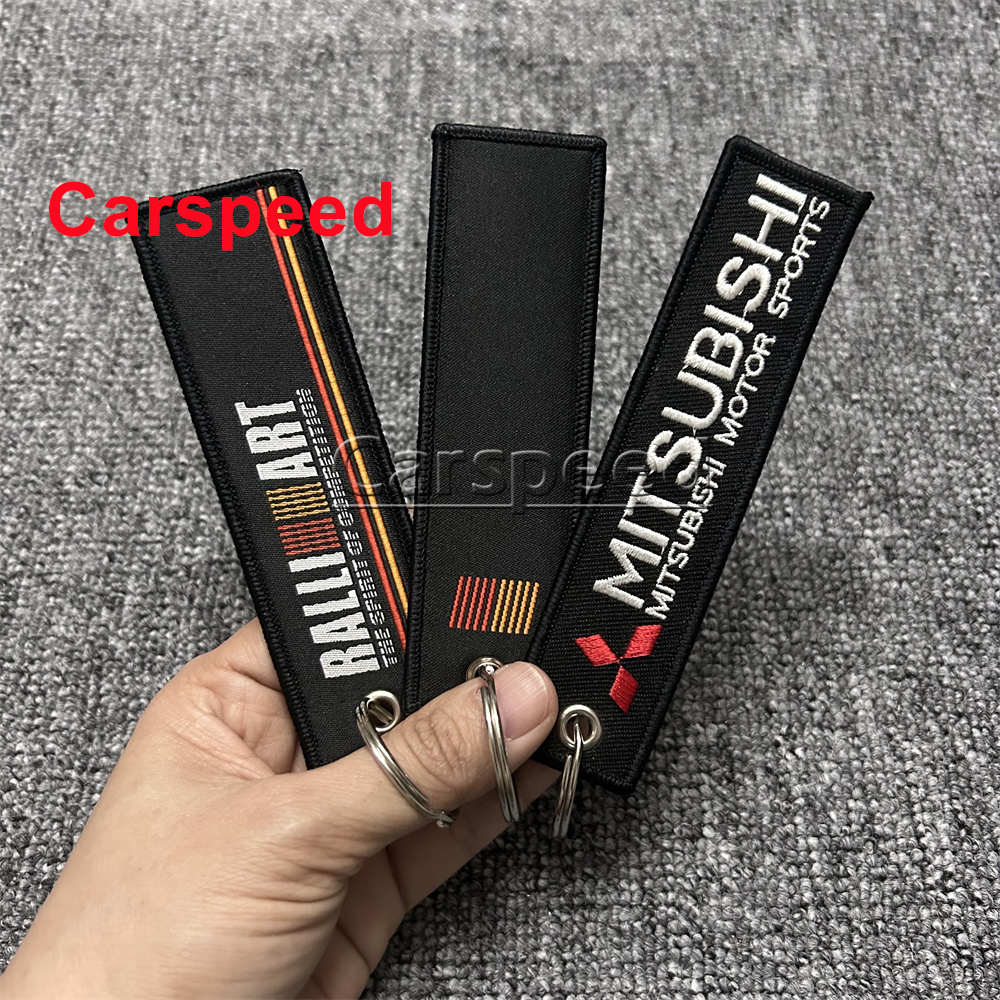 RALLIART for MITSUBISHI Car Racing Key Chain Ring JDM Culture Key ...
