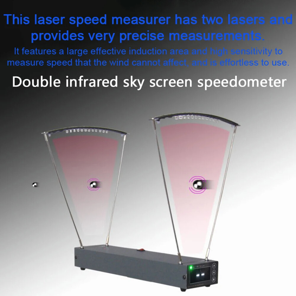 Velocimetry Speed Measuring Instrument 0-2000MPS Bow Velocity ...