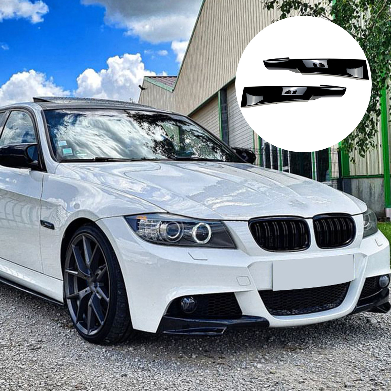 【Local delivery】Style Front Bumper Lip Splitter Body Kit For BMW 3 ...