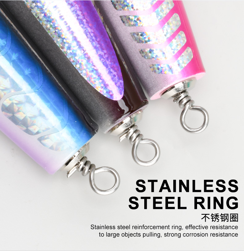 TEASER【WD101】Trolling Topwater Pencil Lures ±90g ±120g ±140g for GT Tuna Wooden Bait Floating ...