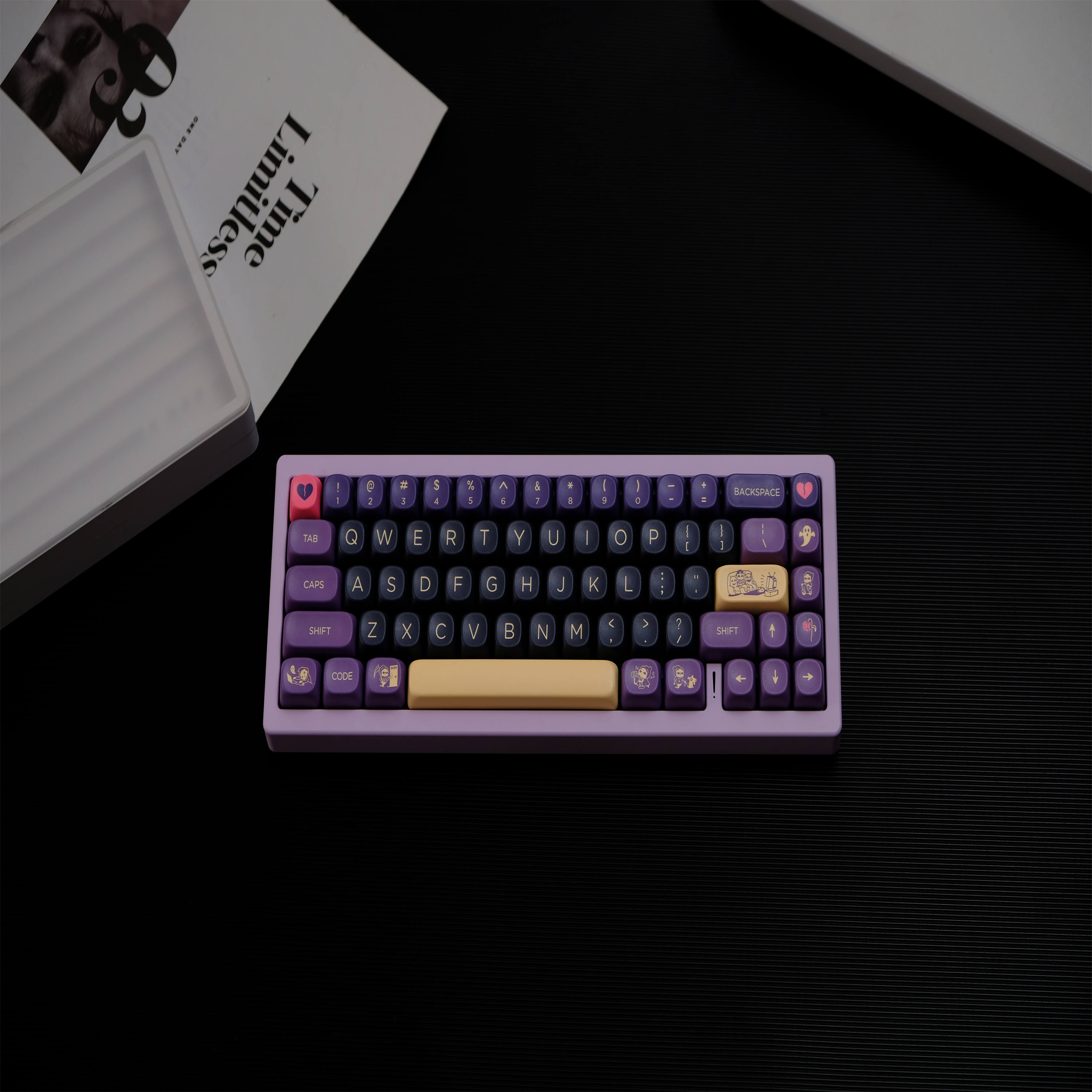 GMK Grim Reaper Keycaps 126 Keys PBT Material MOA Profile Keycaps DYE ...