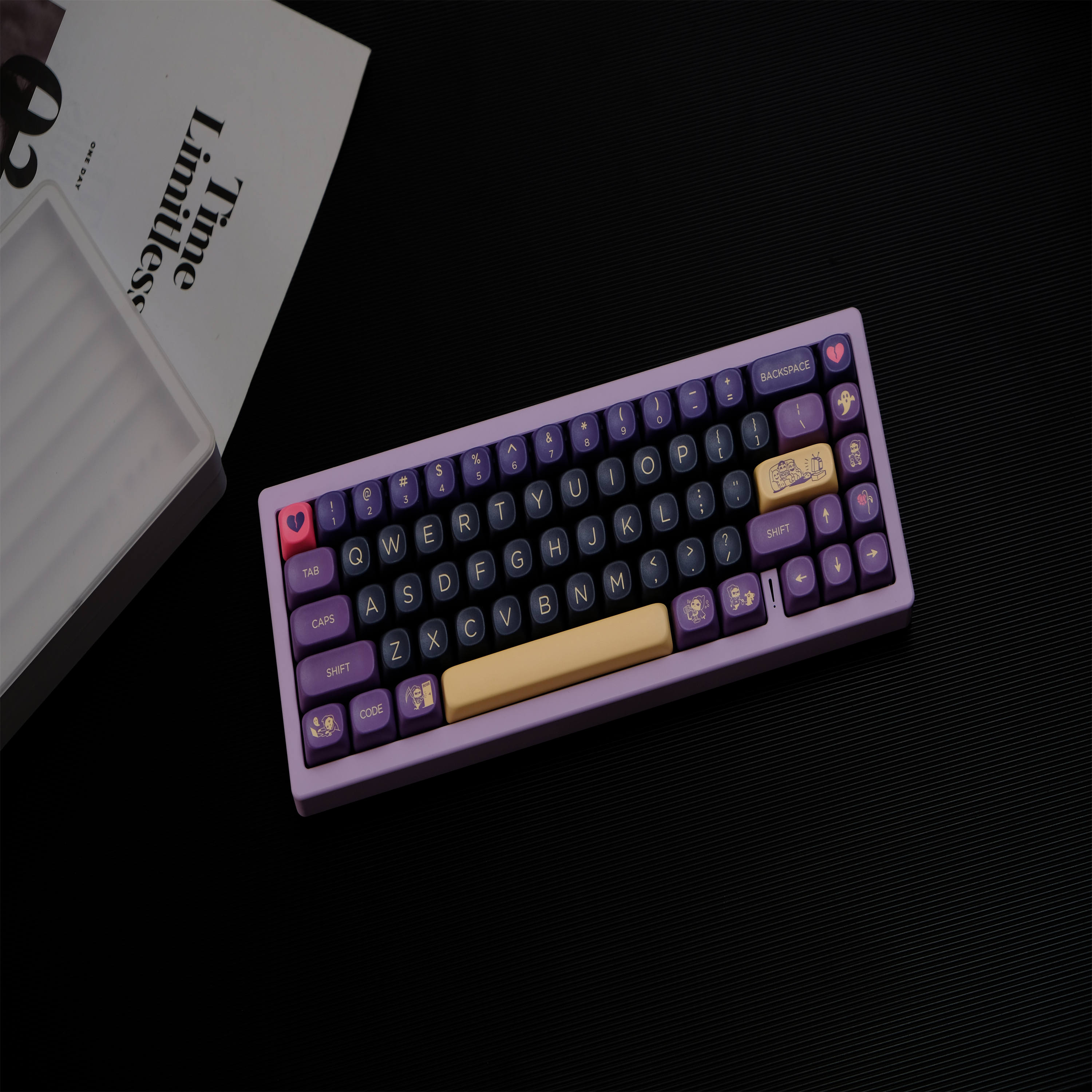 GMK Grim Reaper Keycaps 126 Keys PBT Material MOA Profile Keycaps DYE ...