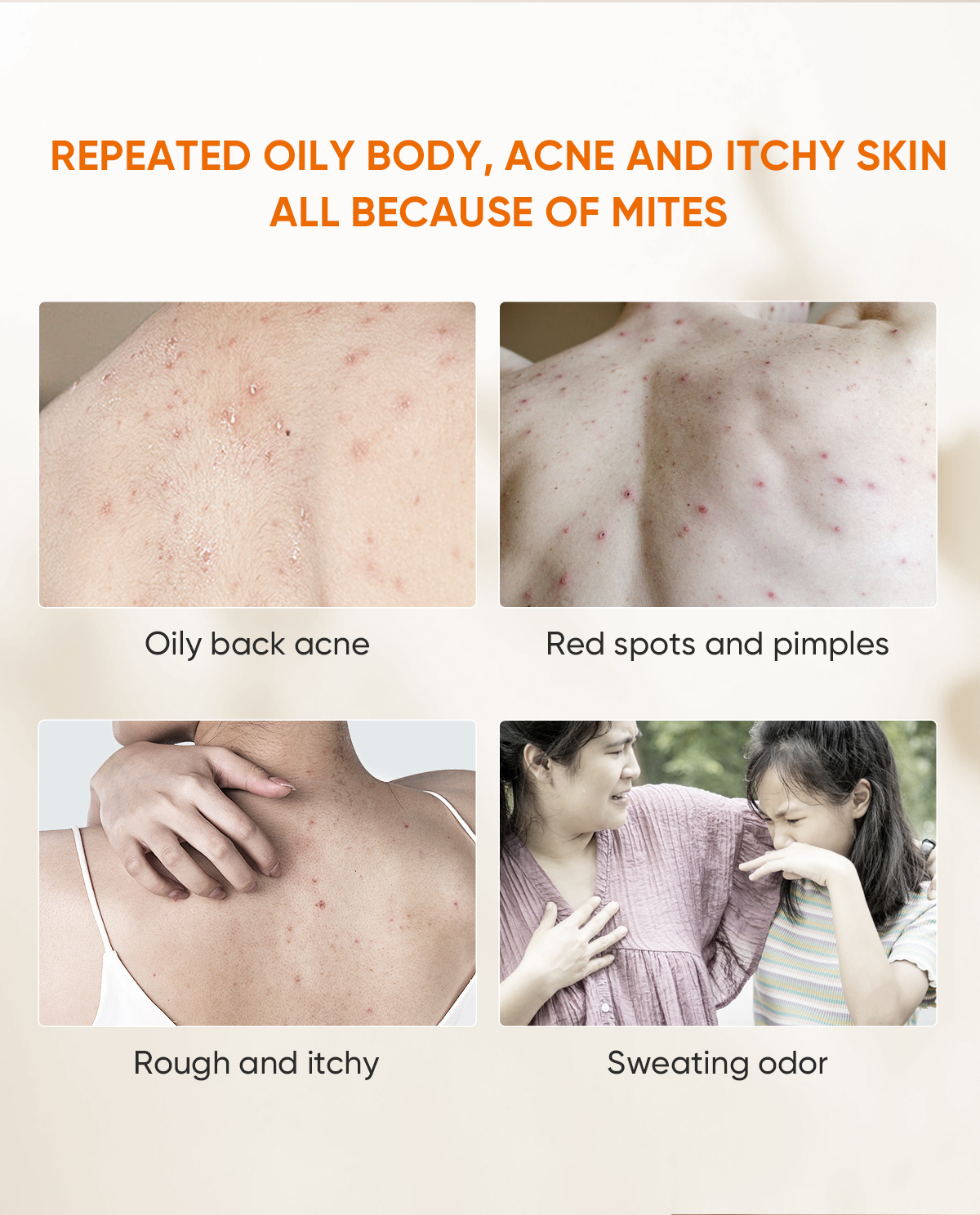 【Official Original】QUARXERY mite & acne shower gel and fragrance roll ...