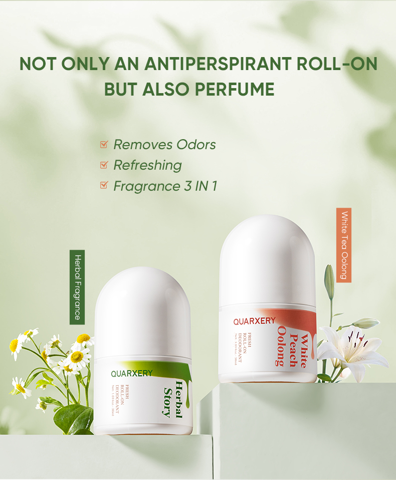 【Official Original】QUARXERY mite & acne shower gel and fragrance roll ...