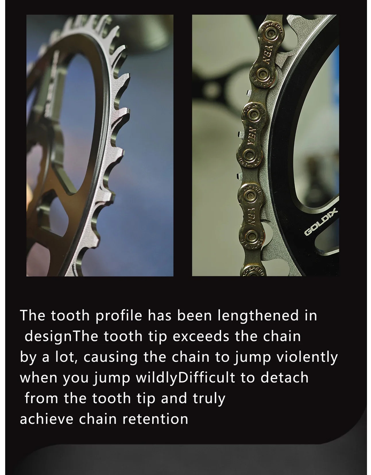 Goldix Narrow Wide Chainring for Shimano DEORE M6100 SLX M7100 XT M8100 ...