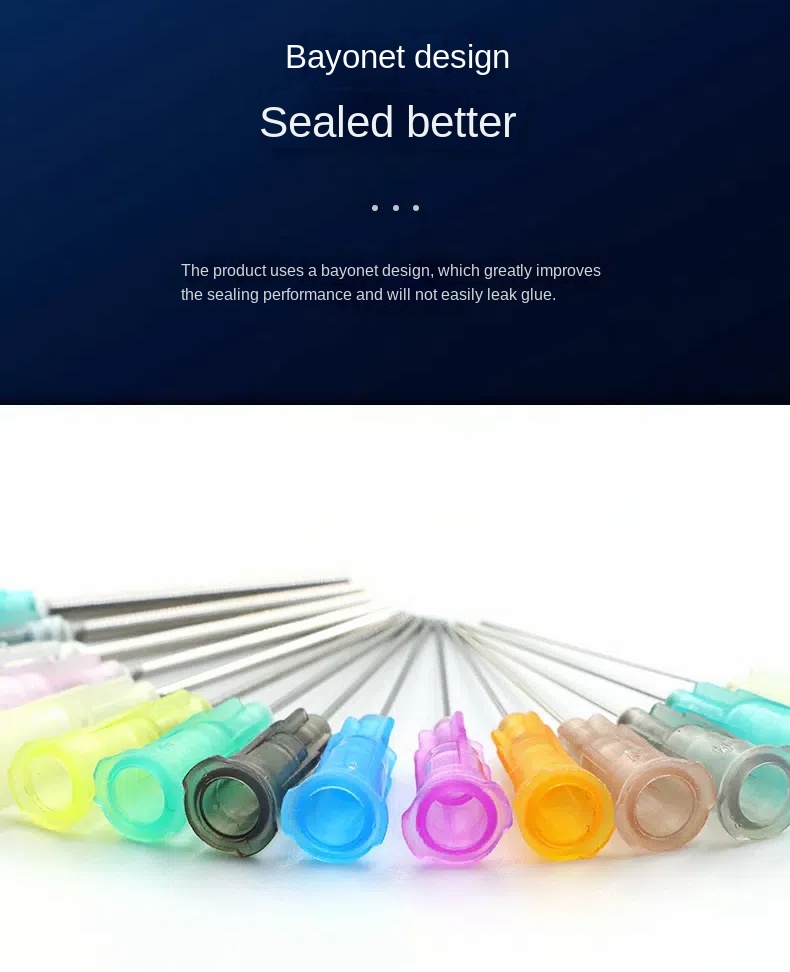 10pcs 25mm 1-inch 14G-30G Plastic accurate stainless steel tip blunt ...