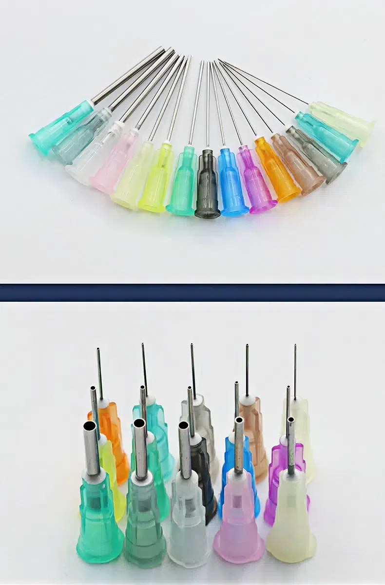 10pcs 25mm 1-inch 14G-30G Plastic accurate stainless steel tip blunt ...