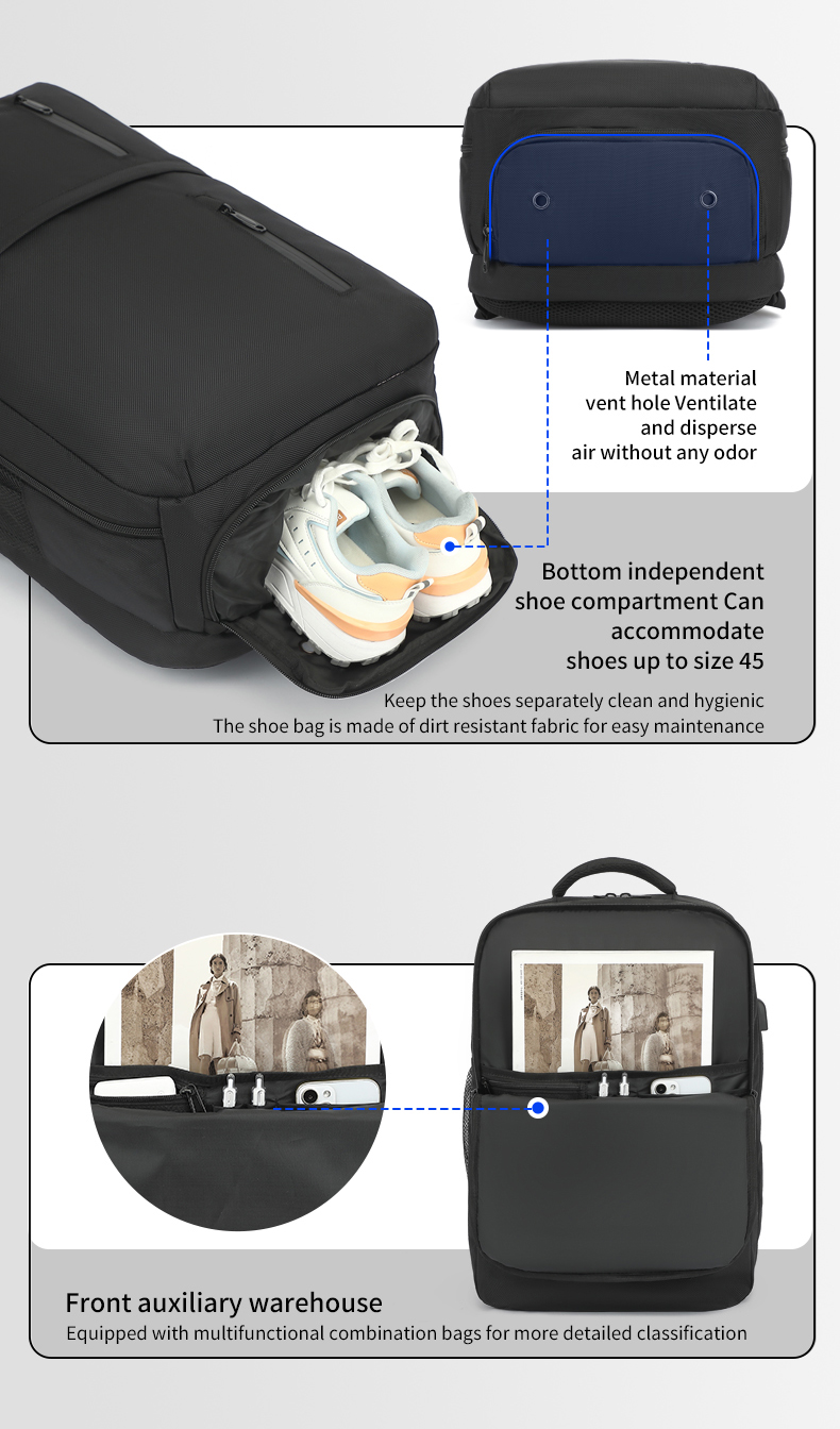 MY available 40L Travel Backpack Men Waterproof Luggage Backpack with ...