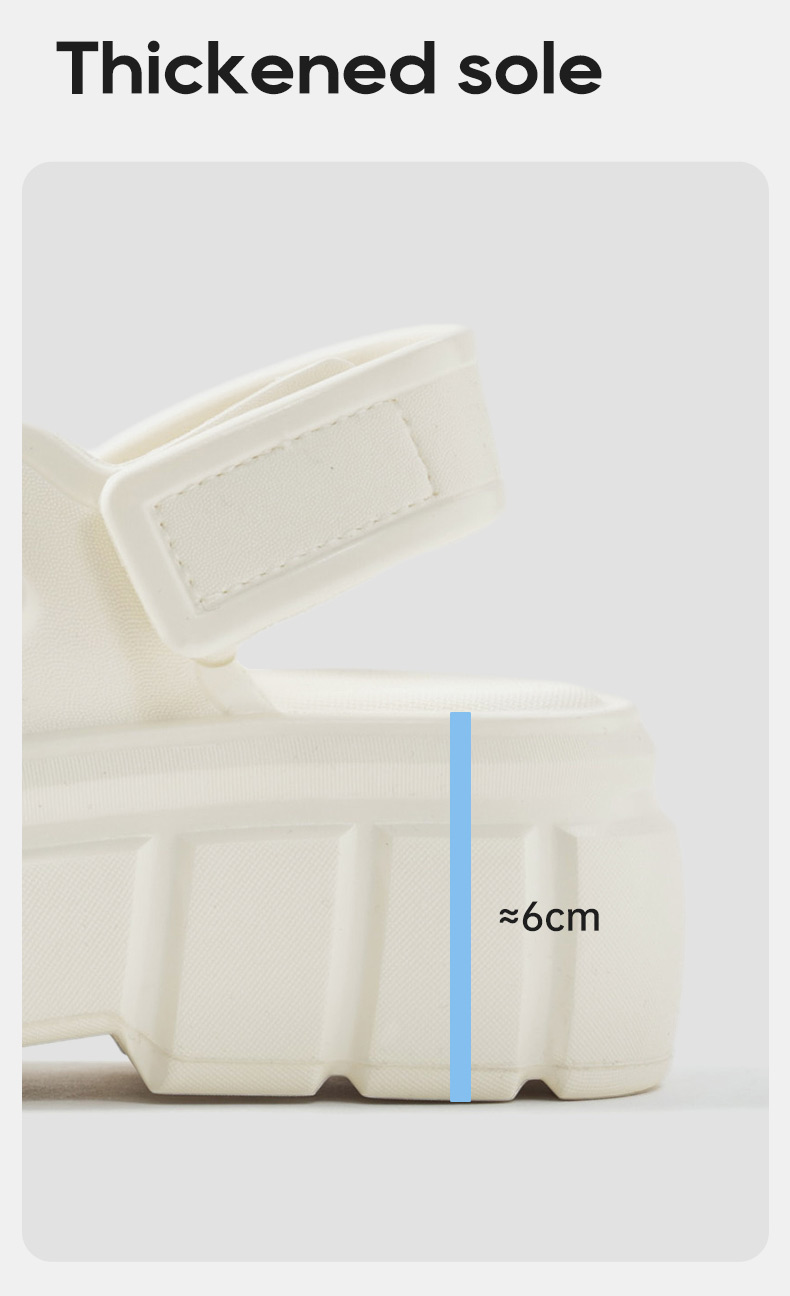 【New Arrival】UTUNE Womens Sandals Two Strip Sandal Casual Soft Thick ...