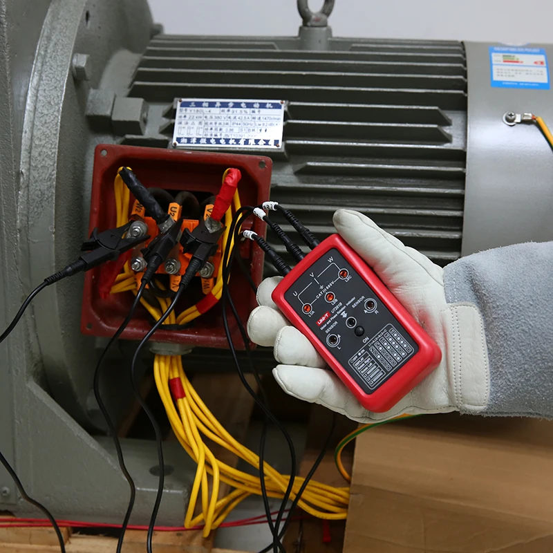 UNI-T UT261A\B phase sequence tester lack phase meter motor rotation ...