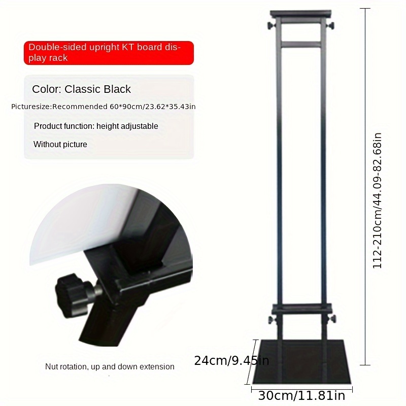 Heavy Duty Double Sided Display Stand with Adjustable Base - Perfect ...