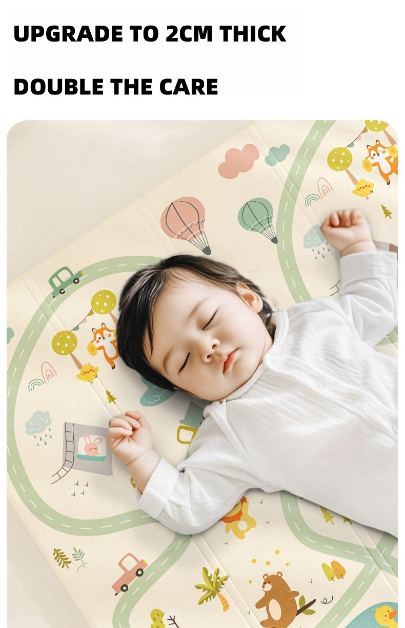 Foldable XPE Baby Play Mat 2cm Thick Waterproof Playmat for Babies and ...