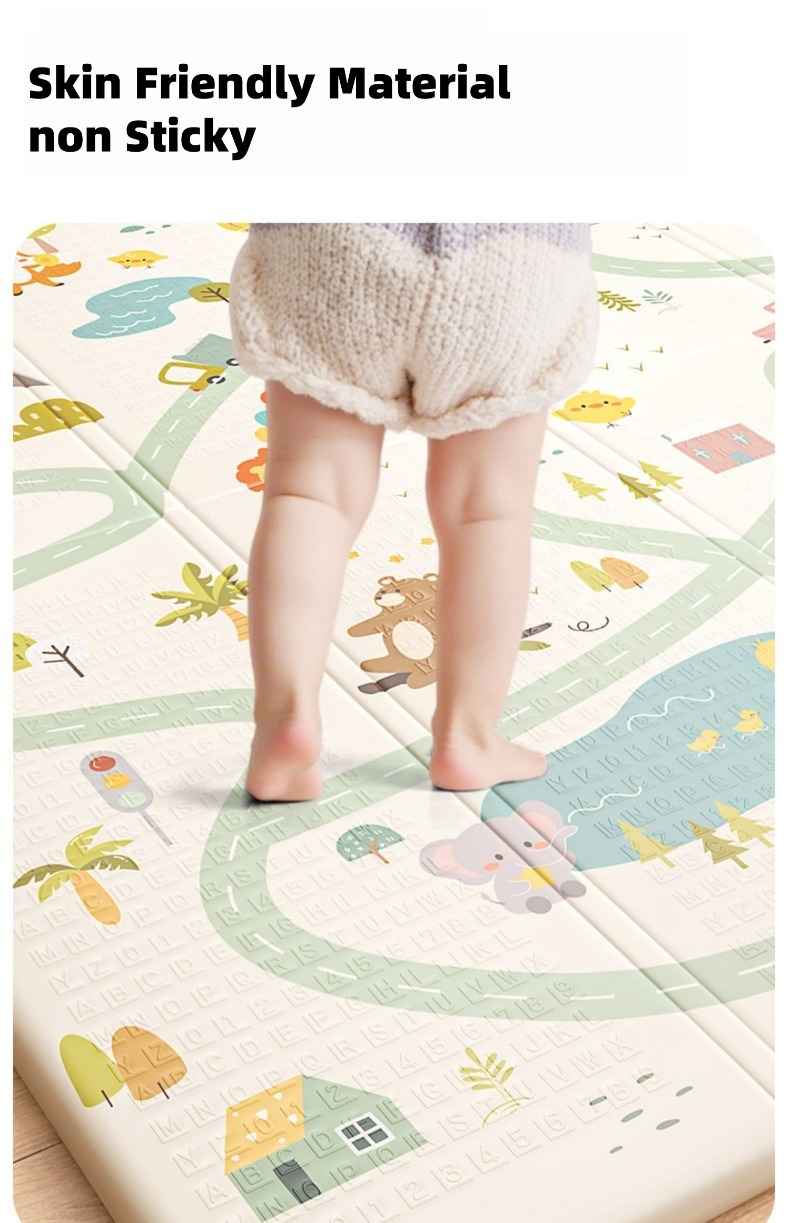 Foldable XPE Baby Play Mat 2cm Thick Waterproof Playmat for Babies and ...