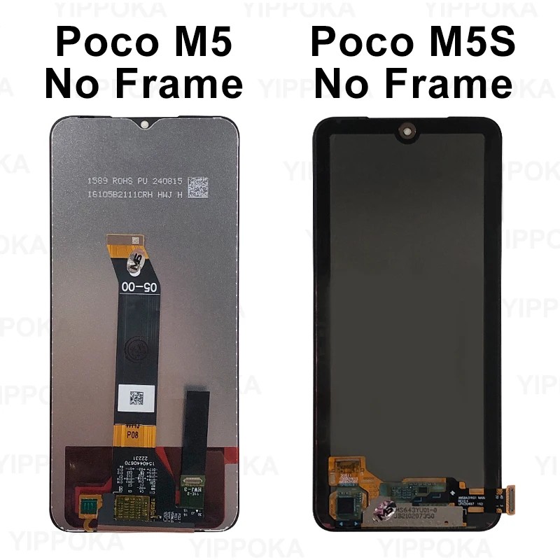 Original AMOLED For Xiaomi MI POCO M5 M5S LCD Display Touch Screen ...