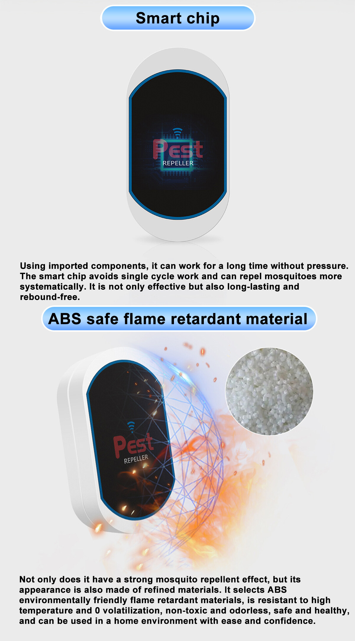 100 years without lizards/cicak lizard repellent ultrasonic pest ...