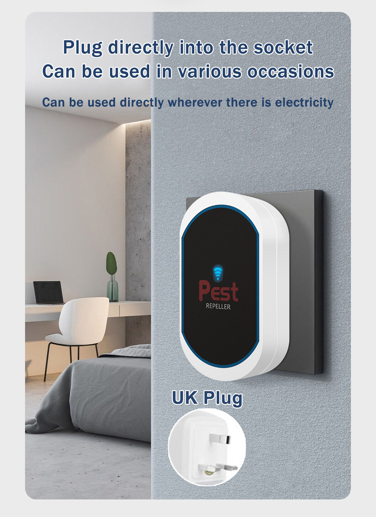 100 years without lizards/cicak lizard repellent ultrasonic pest ...