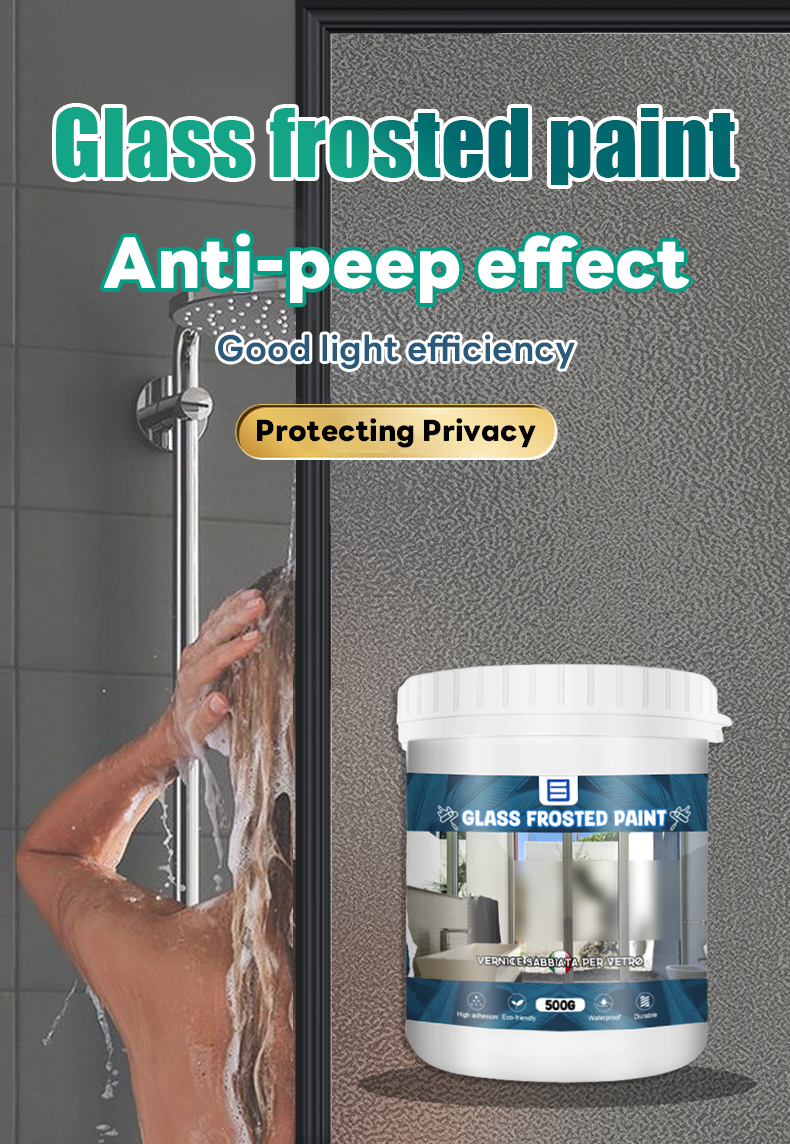 【Quick-drying in 3 minutes】ioo Frosted glass Paint window privacy Easy ...