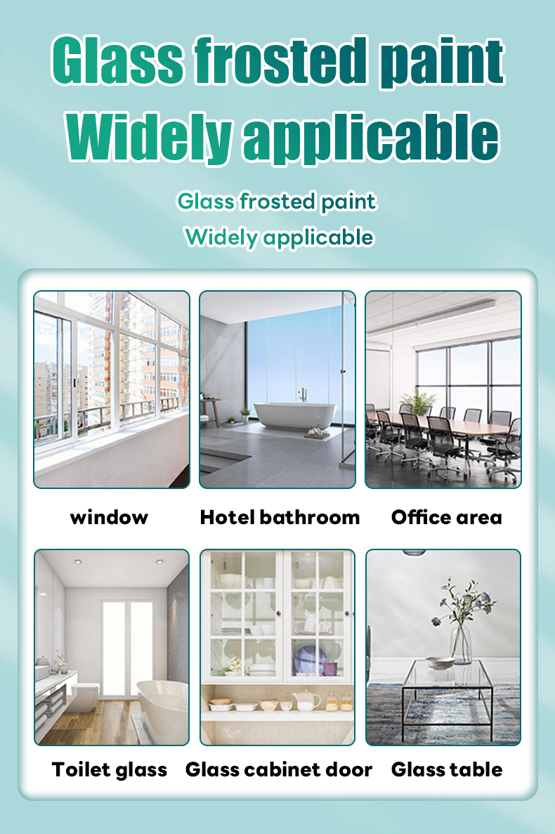 【Quick-drying in 3 minutes】ioo Frosted glass Paint window privacy Easy ...